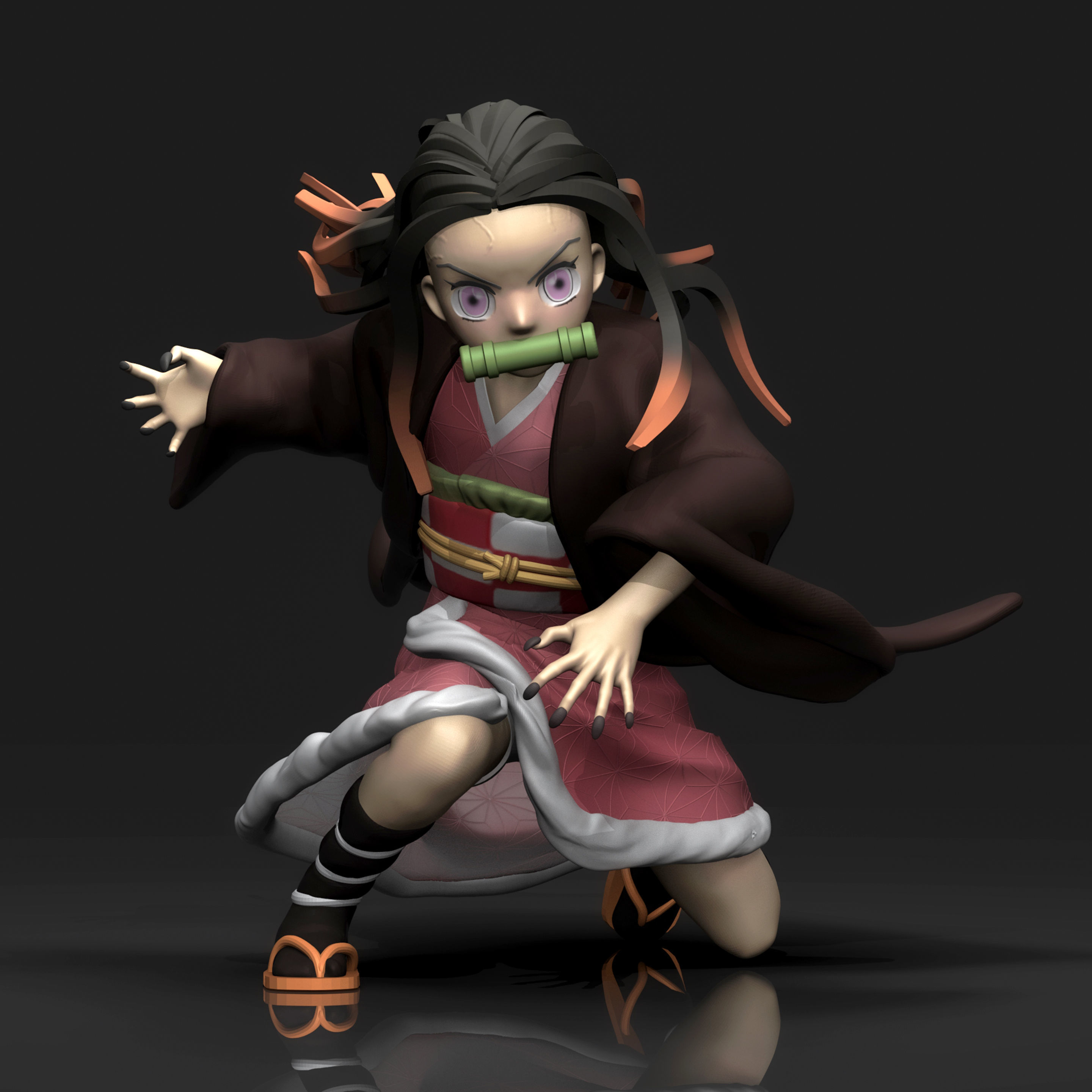 Kamado Nezuko 3D Printable 3D model 3D printable | CGTrader