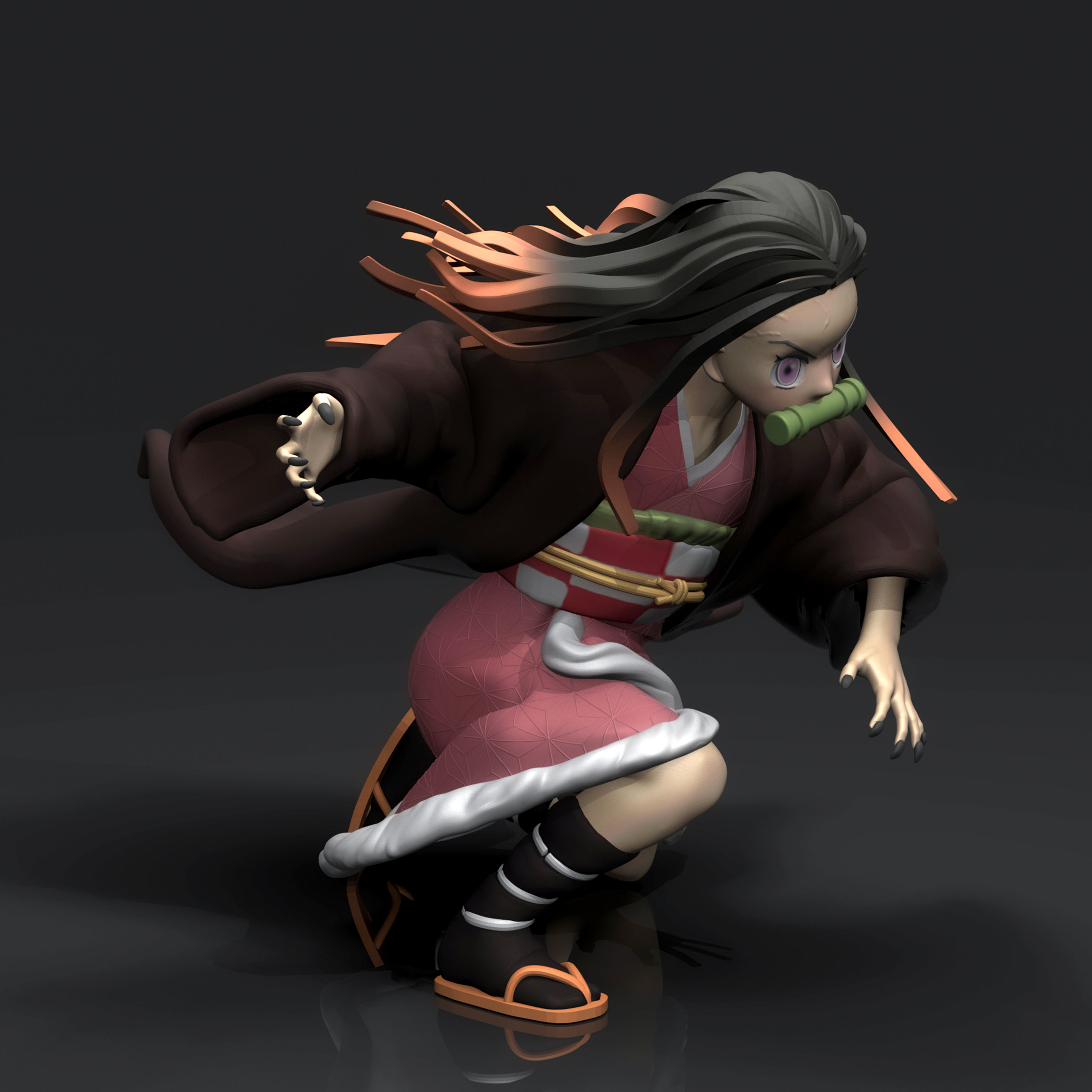 Kamado Nezuko 3D Printable 3D model 3D printable | CGTrader