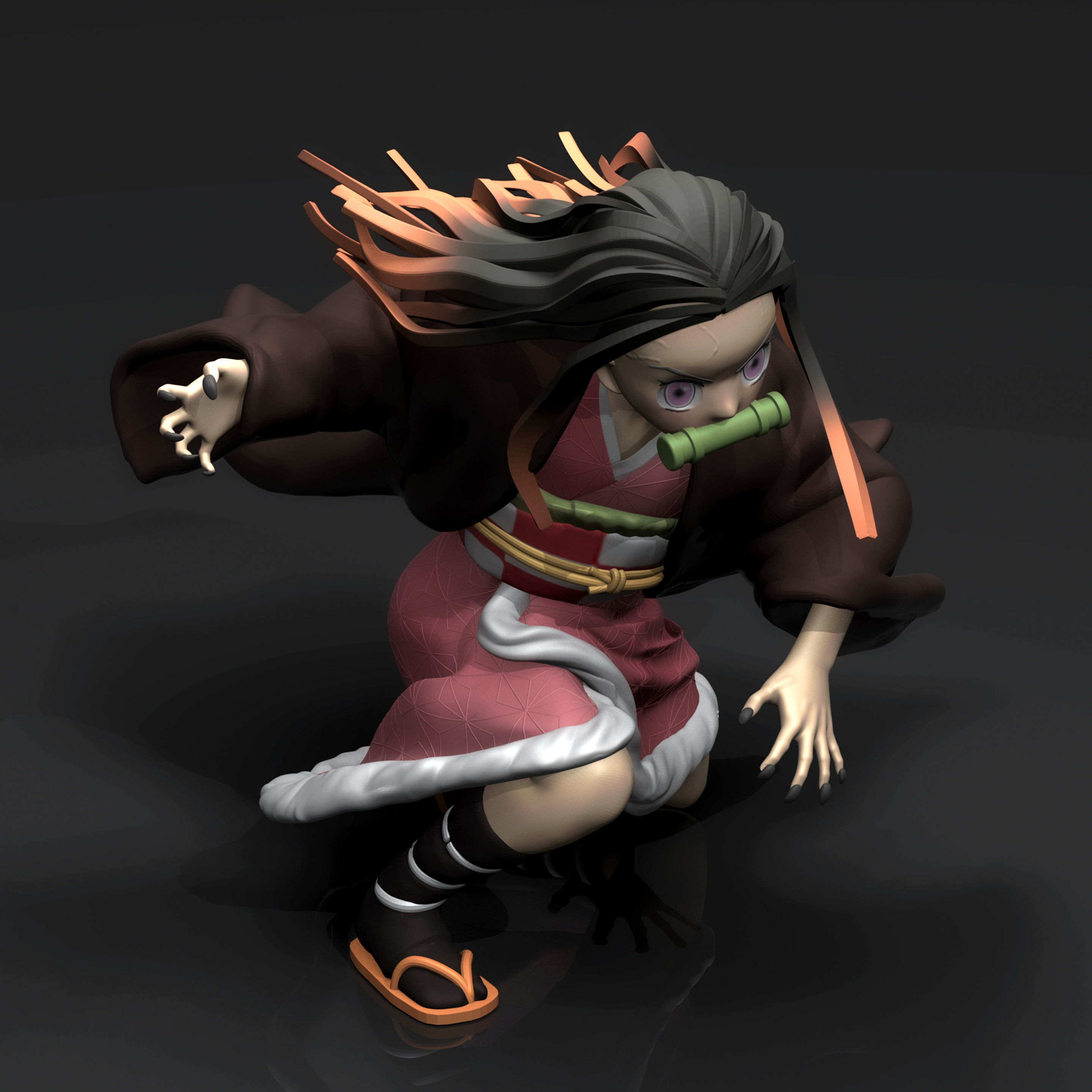 Kamado Nezuko 3D Printable 3D model 3D printable | CGTrader