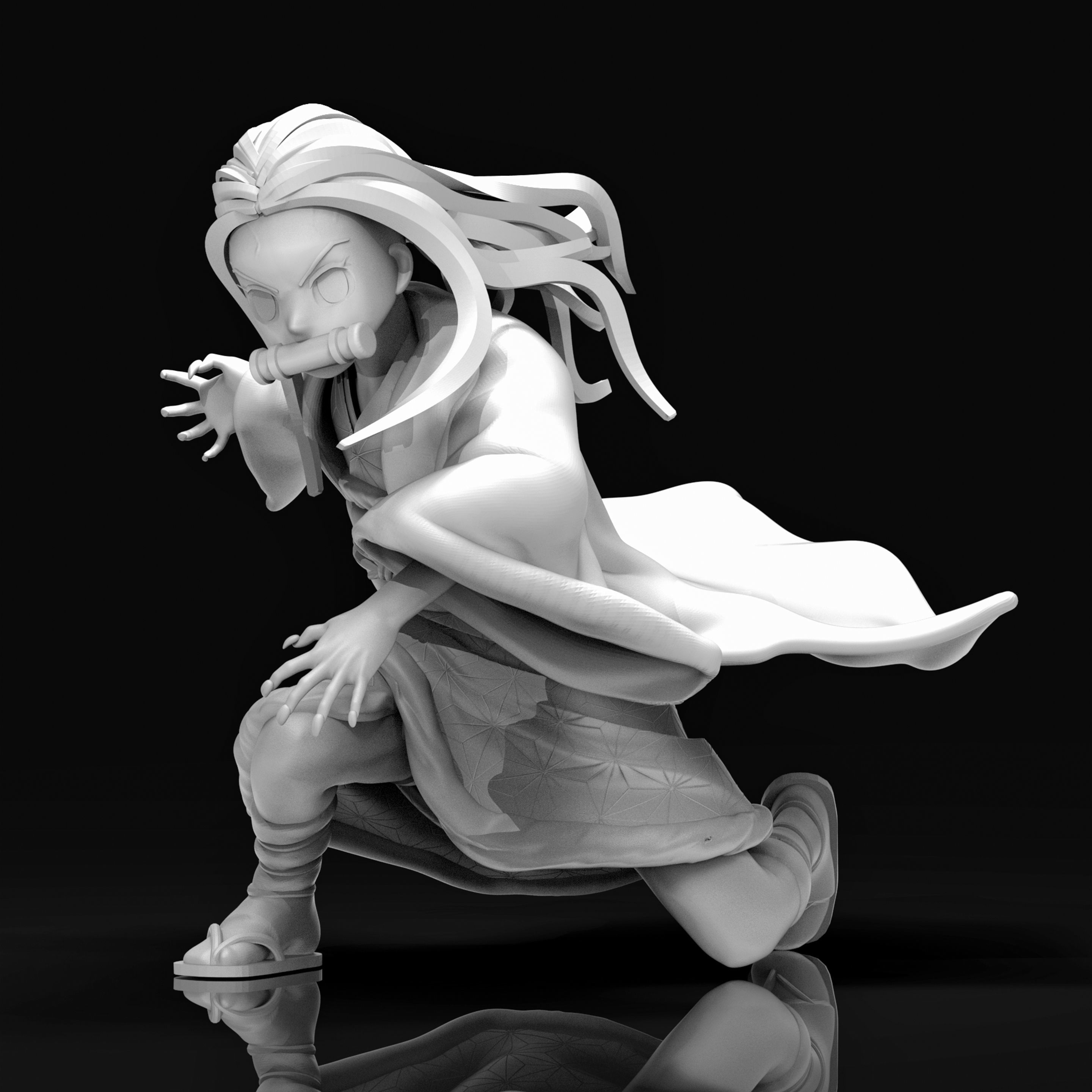 Kamado Nezuko 3D Printable 3D model 3D printable | CGTrader