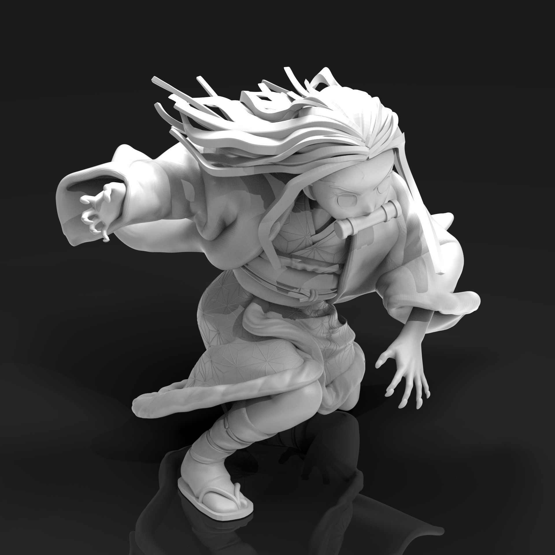 Kamado Nezuko 3D Printable 3D model 3D printable | CGTrader