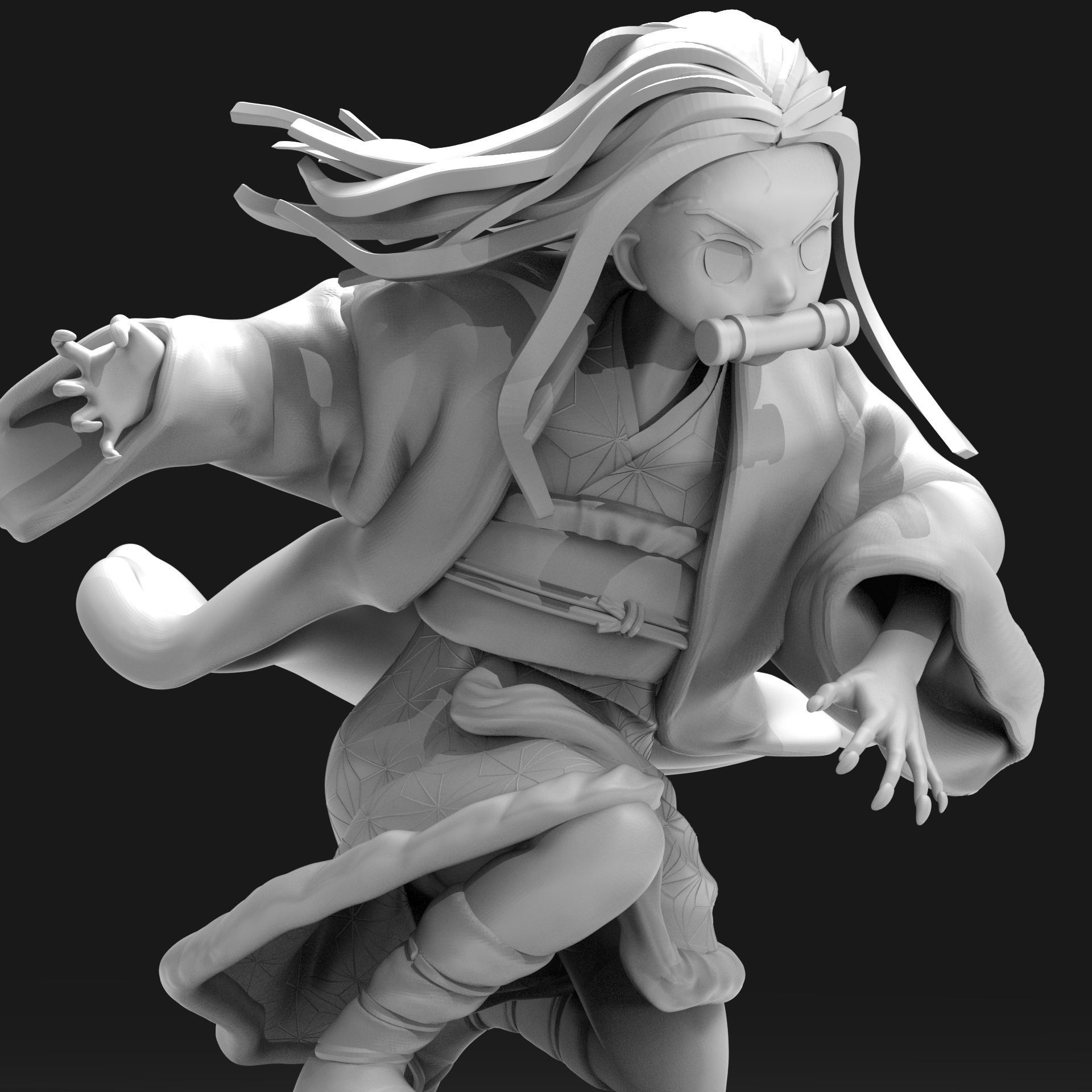Kamado Nezuko 3D Printable 3D model 3D printable | CGTrader