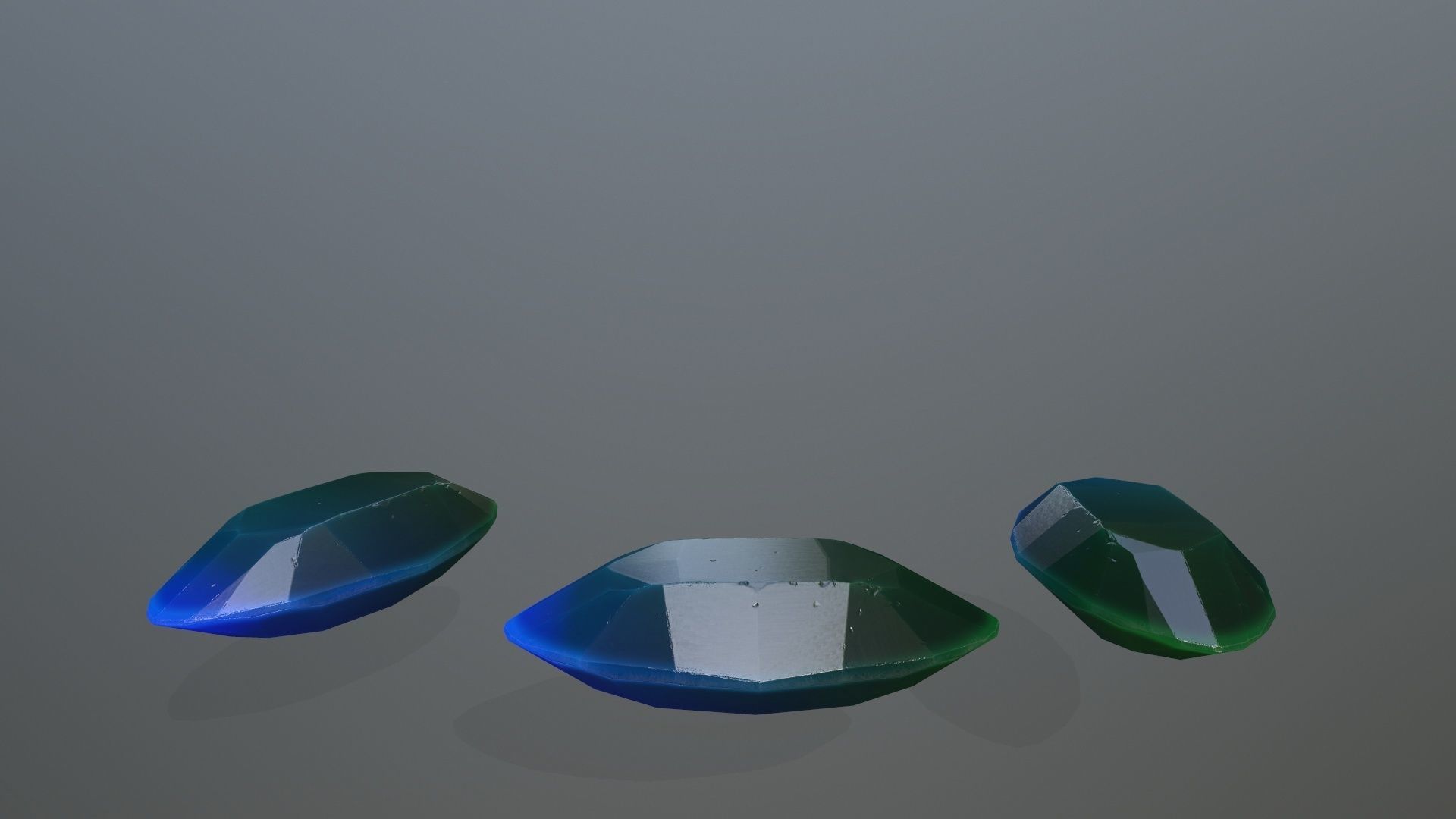 3D model Gem Set of gemstones VR / AR / low-poly | CGTrader