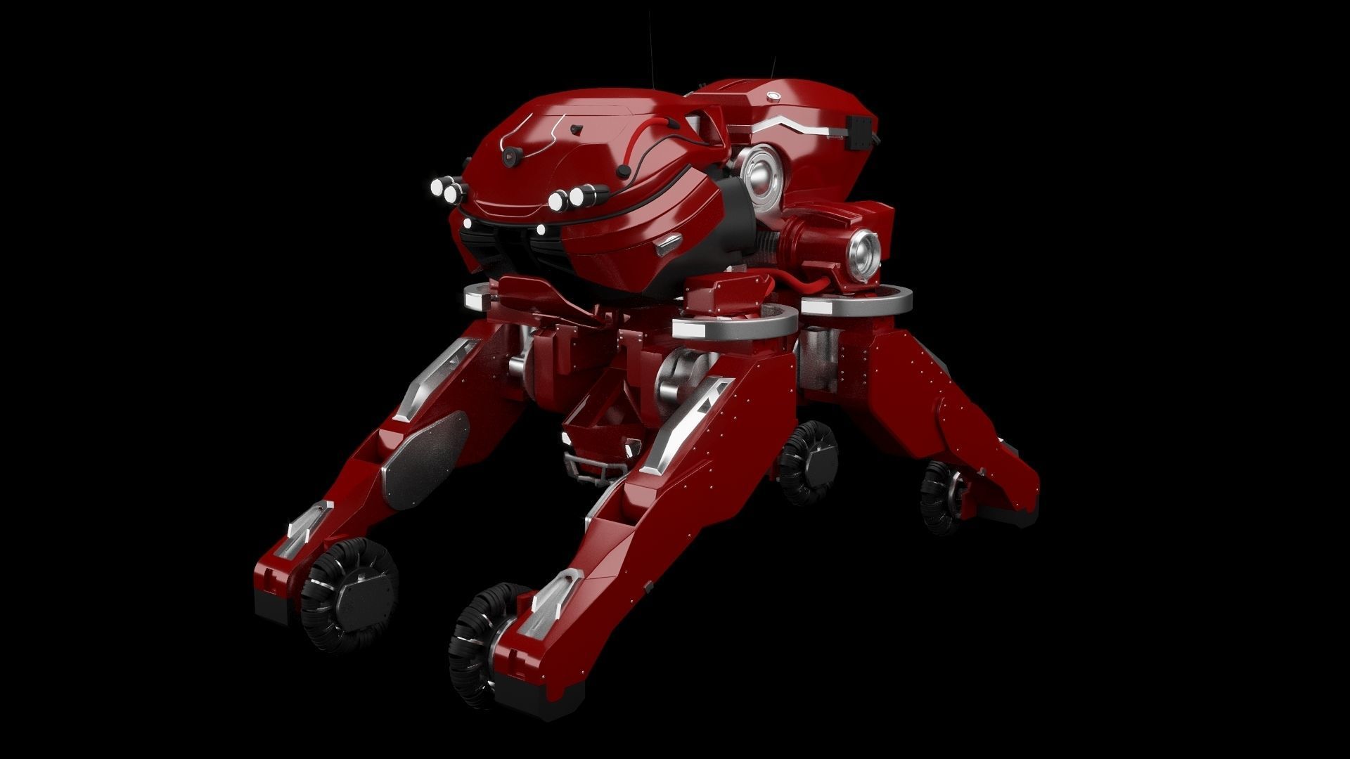 Robot Prototype 3D model animated rigged | CGTrader