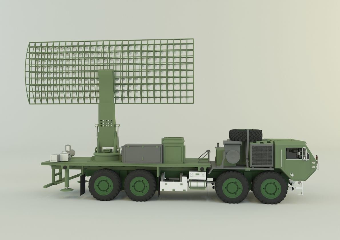 Assy hemtt A4 with radar 3D model | CGTrader