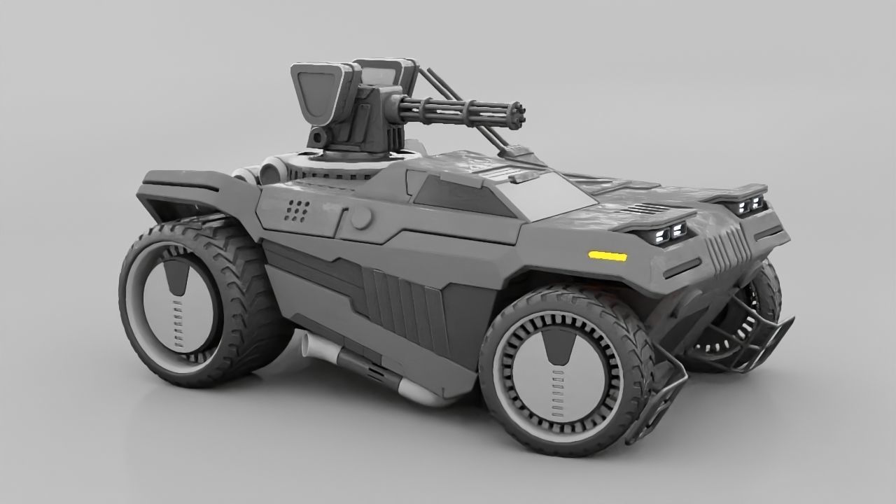 Military mega truck rigged vehicle 3D model rigged | CGTrader