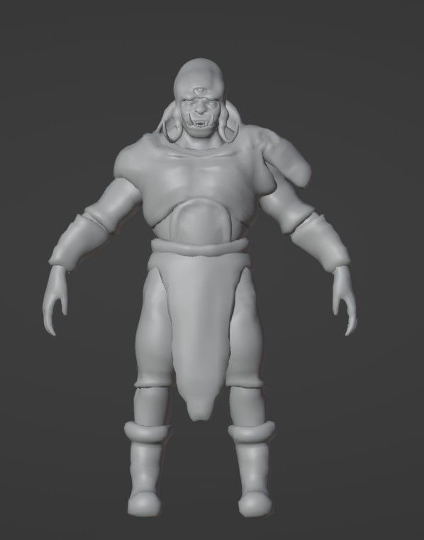 Orc Warrior 3D model | CGTrader