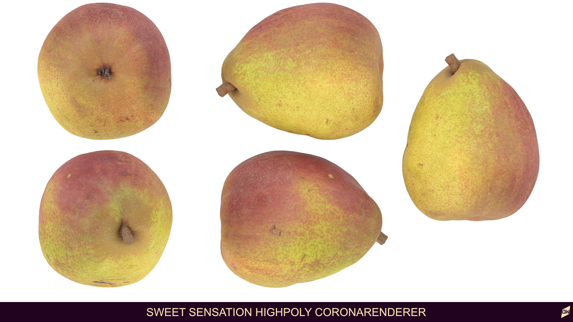 Pear Williams Christ and Sweet Sensation 3D model | CGTrader