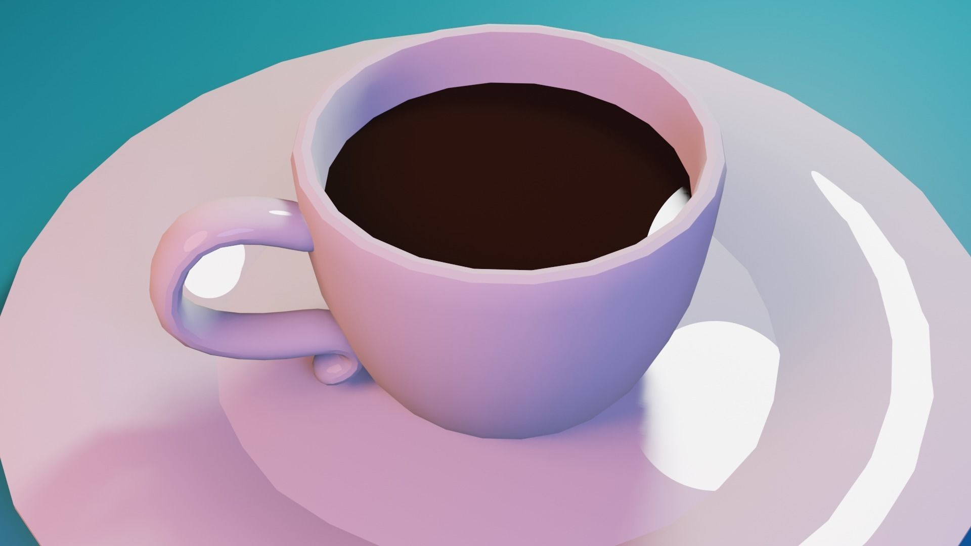 Coffe Cup Low poly 3D free VR / AR / low-poly 3D model | CGTrader