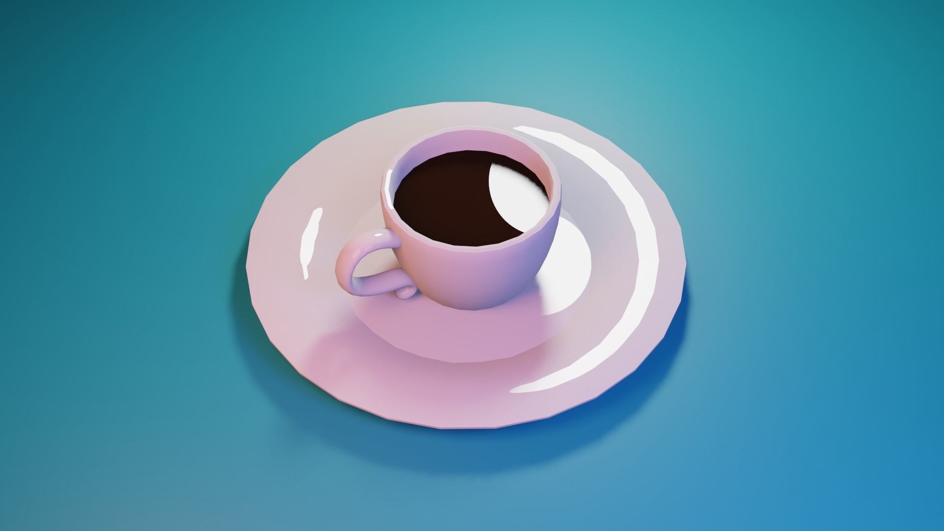 Coffe Cup Low poly 3D free VR / AR / low-poly 3D model | CGTrader