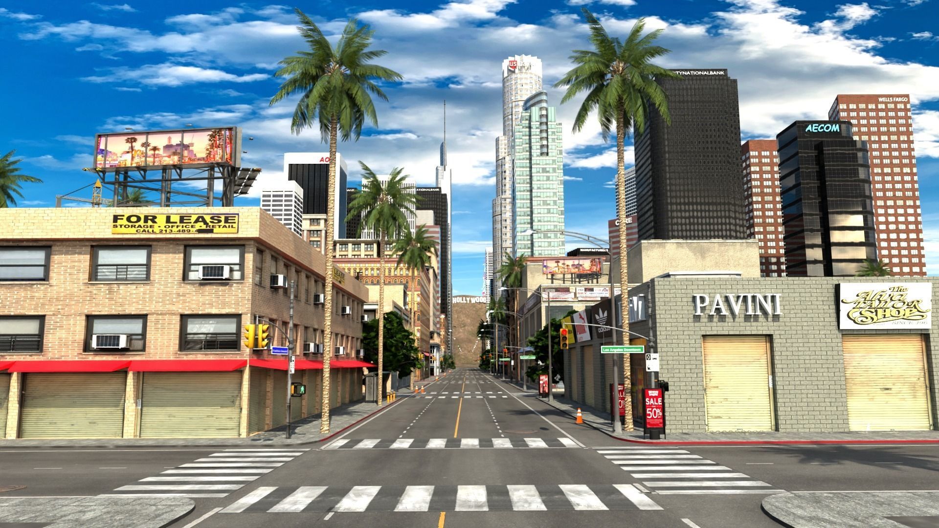 Hollywood Sign Los Angeles CA USA 3D model | CGTrader