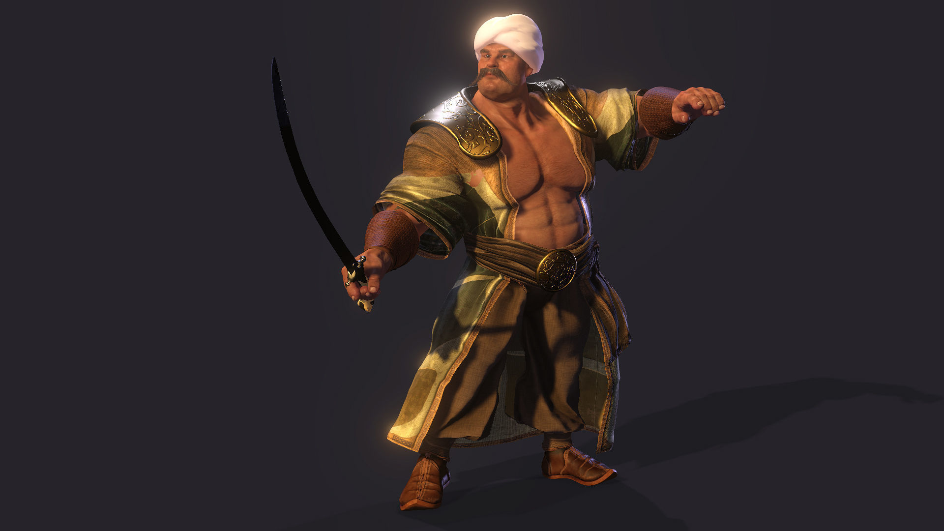 the captain High quality character full Rigged and Animated 3D model ...