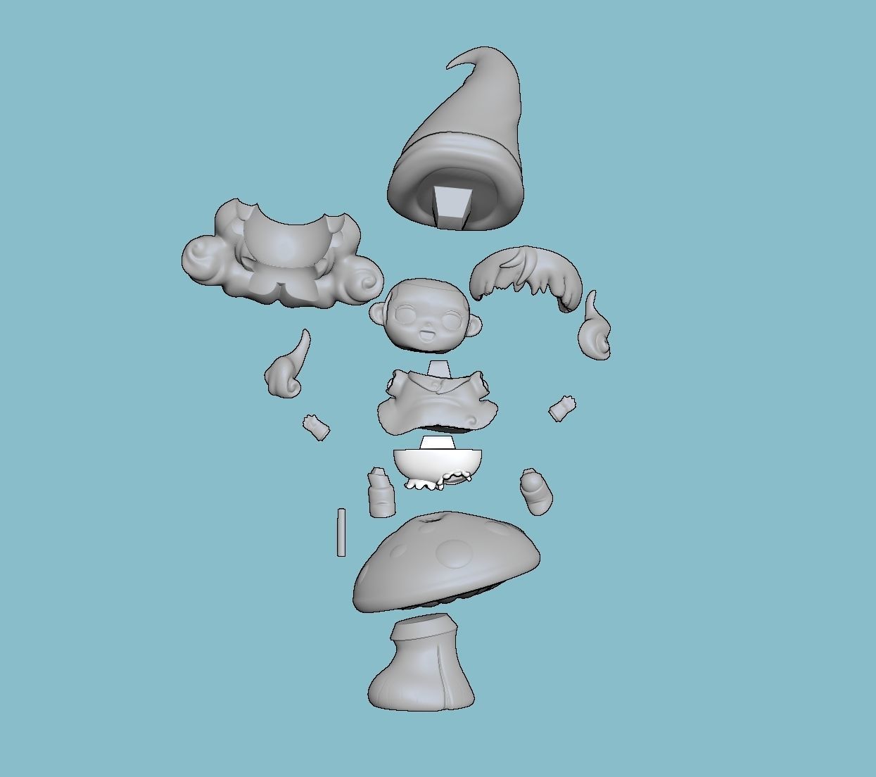 Little Memole Tongari Boshi no Memoru 3D model 3D printable | CGTrader