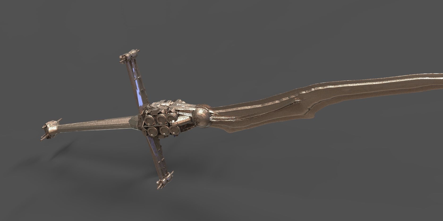 Sci-Fi solar Sword 3D model | CGTrader