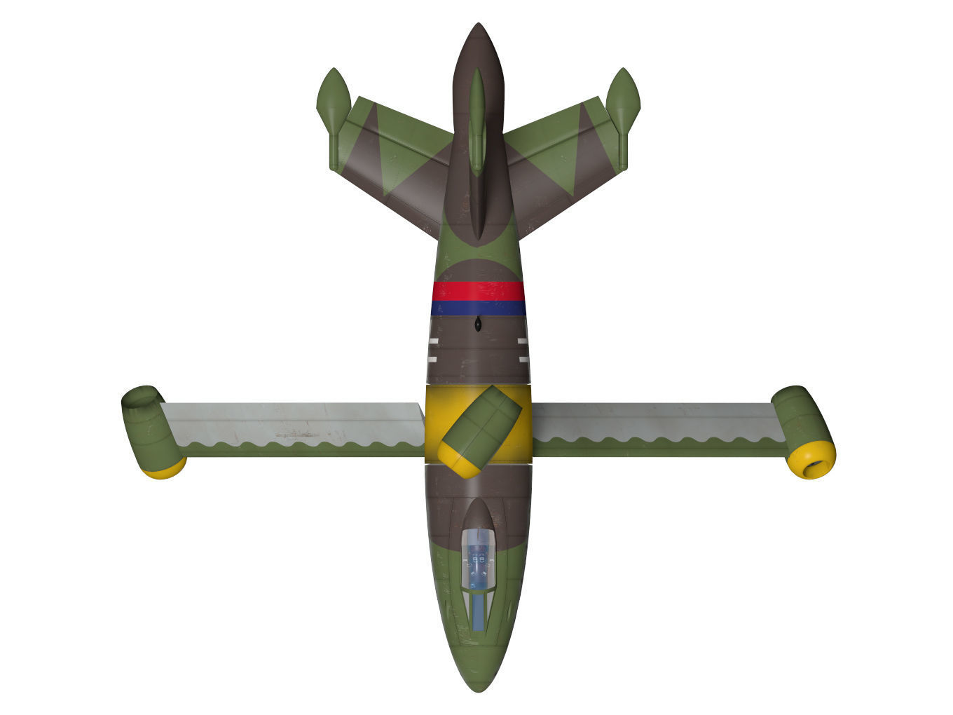 Focke Wulf Triebflugel 3D model | CGTrader