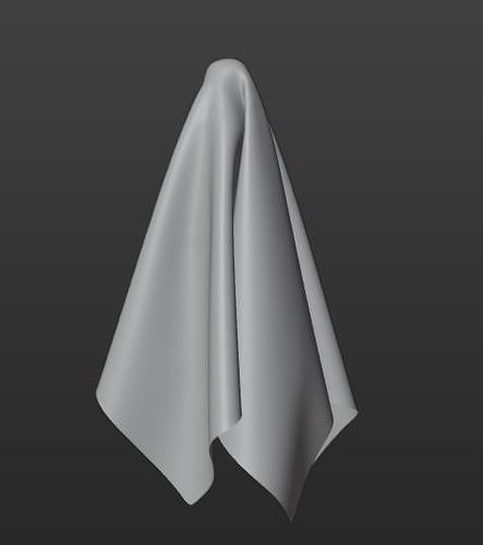 ghost cloth free 3D model | CGTrader