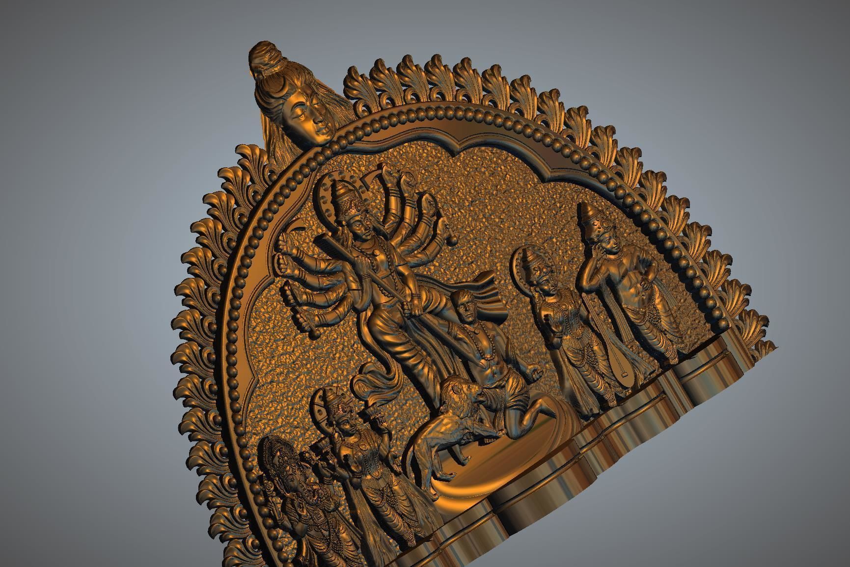 DURGA MAA HINDU GOD 3D model 3D printable | CGTrader
