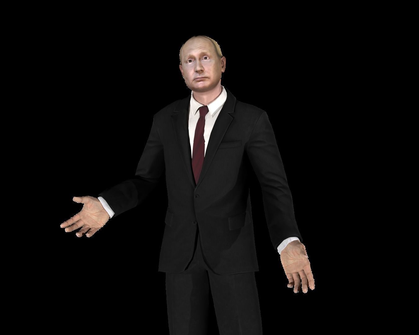 3D model Putin Vladimir Putin 3D Character VR / AR / low-poly | CGTrader