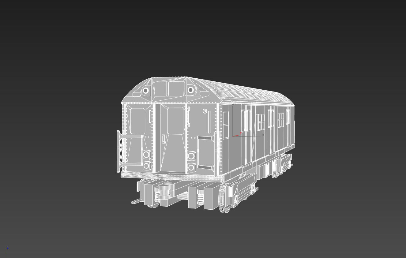 R17 Subway wagon NYC 3D model 3D printable | CGTrader