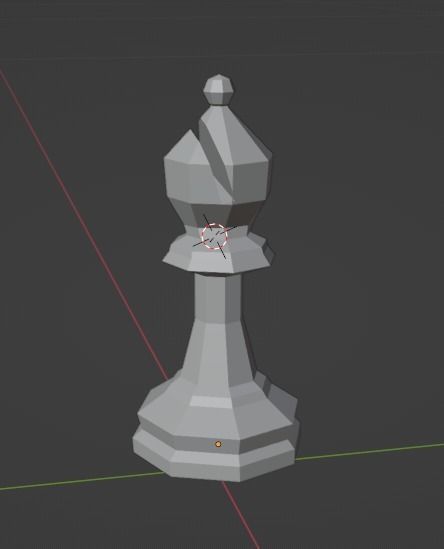 3D model Low-Poly Chess set and individual pieces VR / AR / low-poly ...