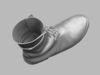 knight leather boot 3D model 3D printable | CGTrader