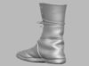 knight leather boot 3D model 3D printable | CGTrader