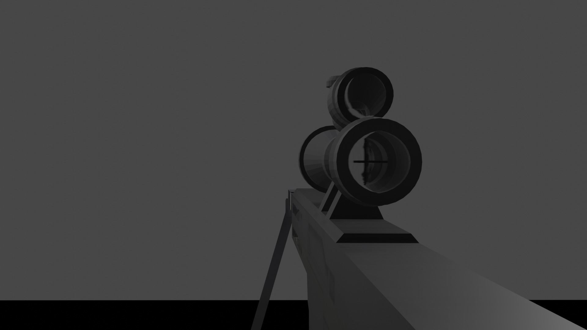 3D model Sniper rifle M107 VR / AR / low-poly | CGTrader