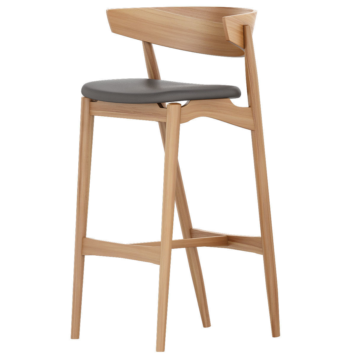 No 7 bar stool 3D model | CGTrader