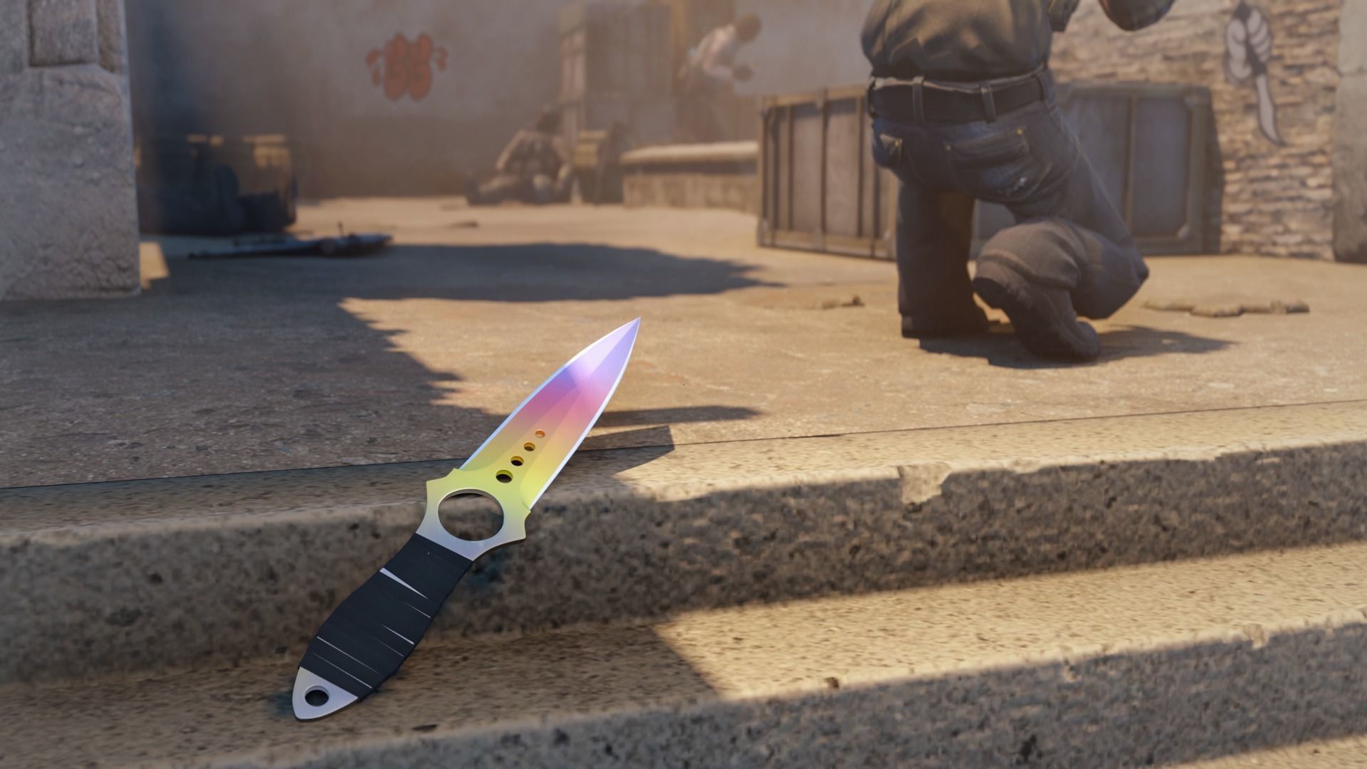 CSGO Skeleton knife FADE Game and Render ready free 3D model | CGTrader