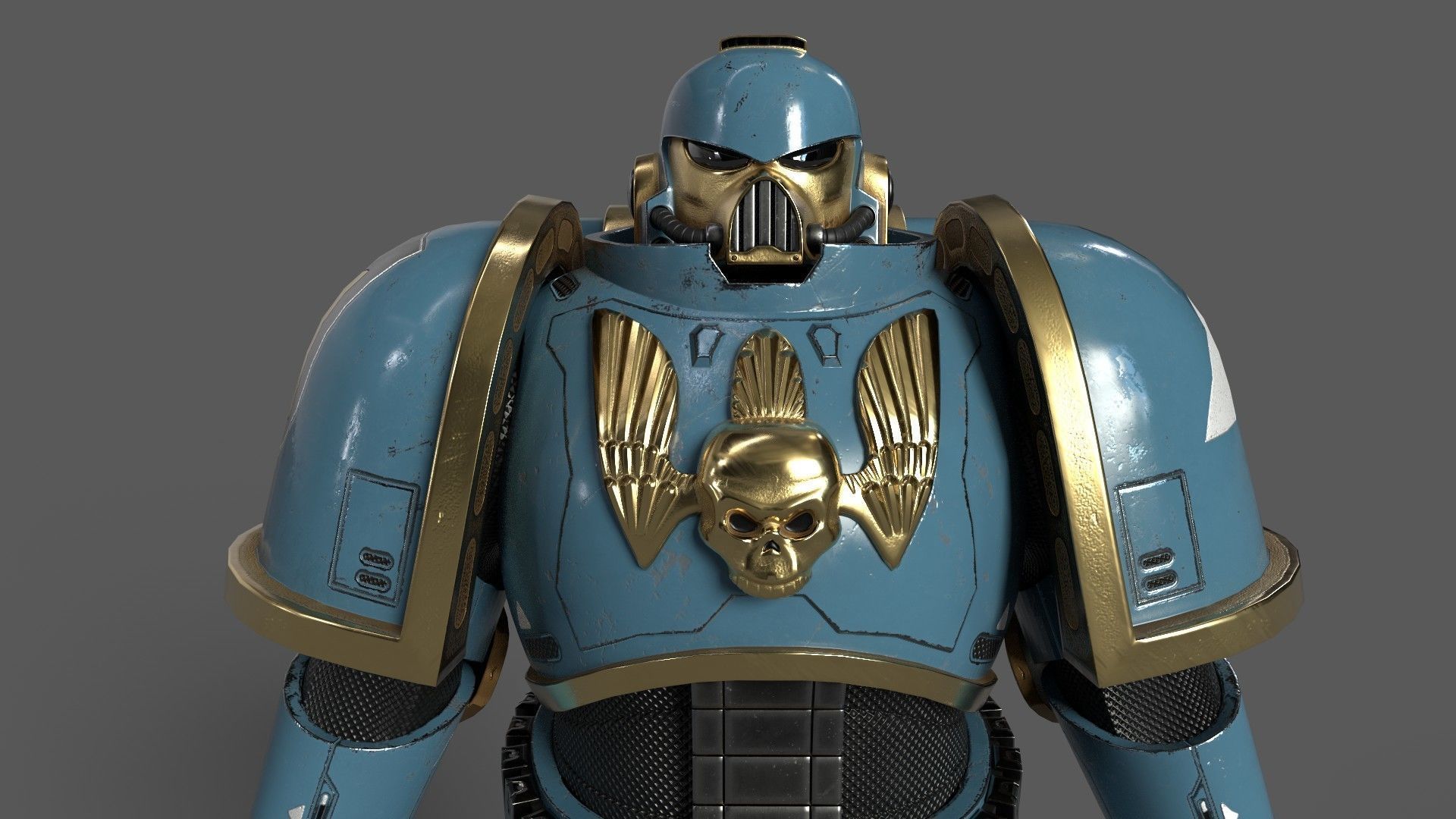 Astartes of Steppe Hawks chapter free 3D model | CGTrader