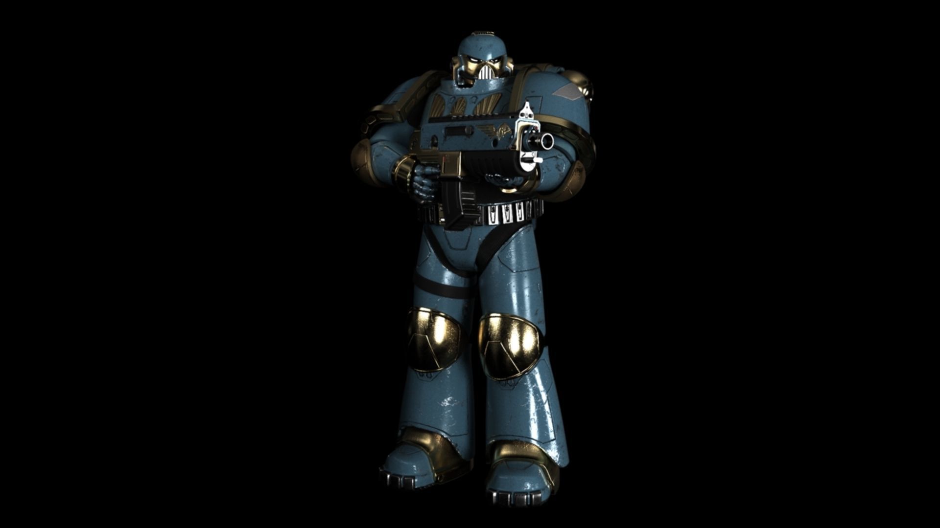 Astartes of Steppe Hawks chapter free 3D model | CGTrader