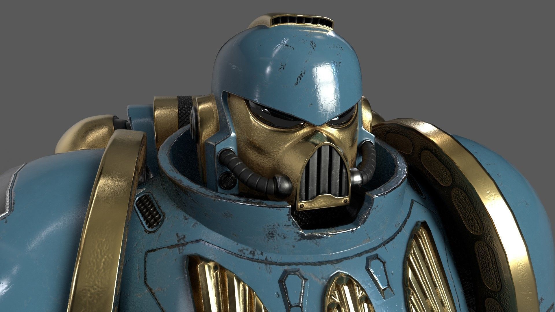 Astartes of Steppe Hawks chapter free 3D model | CGTrader