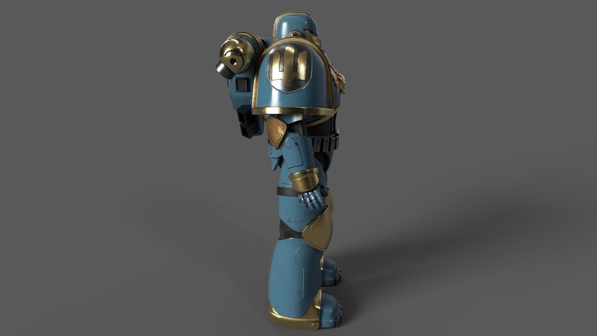 Astartes of Steppe Hawks chapter free 3D model | CGTrader
