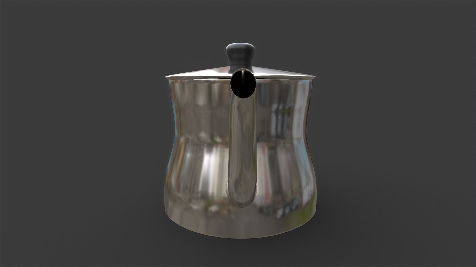 3D model Steel teapot VR / AR / low-poly | CGTrader