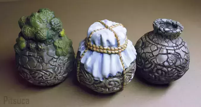 Elden Ring Ritual pots 3D model 3D printable | CGTrader