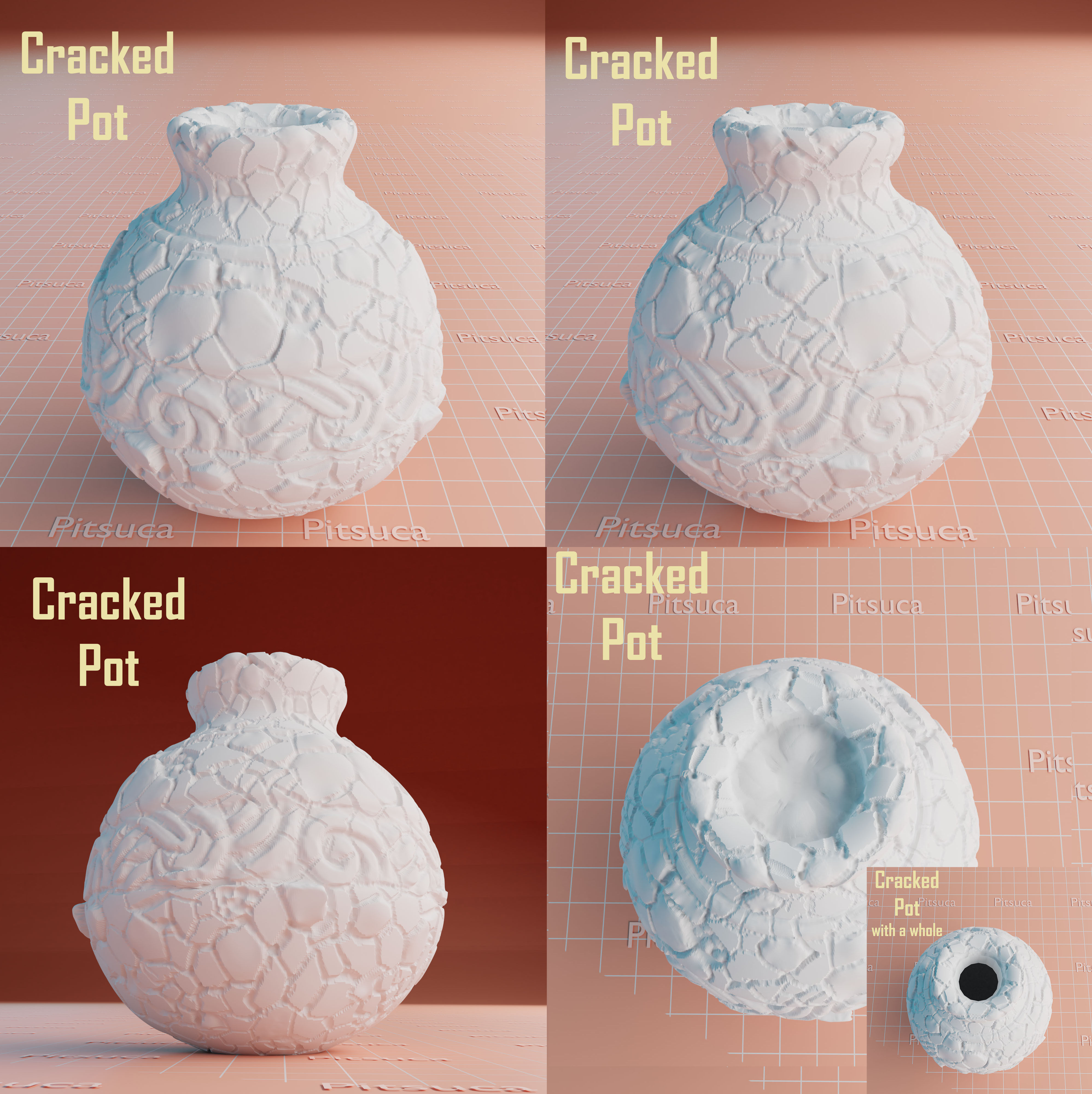 Cracked pot weapons from elden ring cracked sleep fetid pot 3D model 3D ...