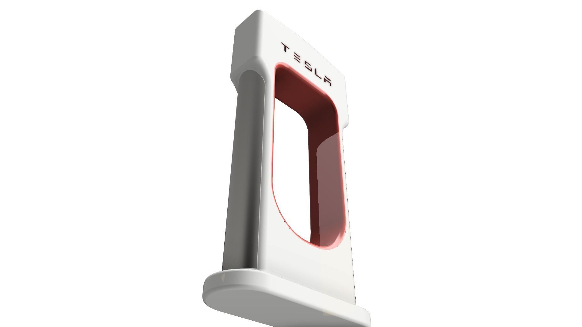 TESLA SUPERCHARGER MODEL DECOR STL FILE 3D model 3D printable | CGTrader