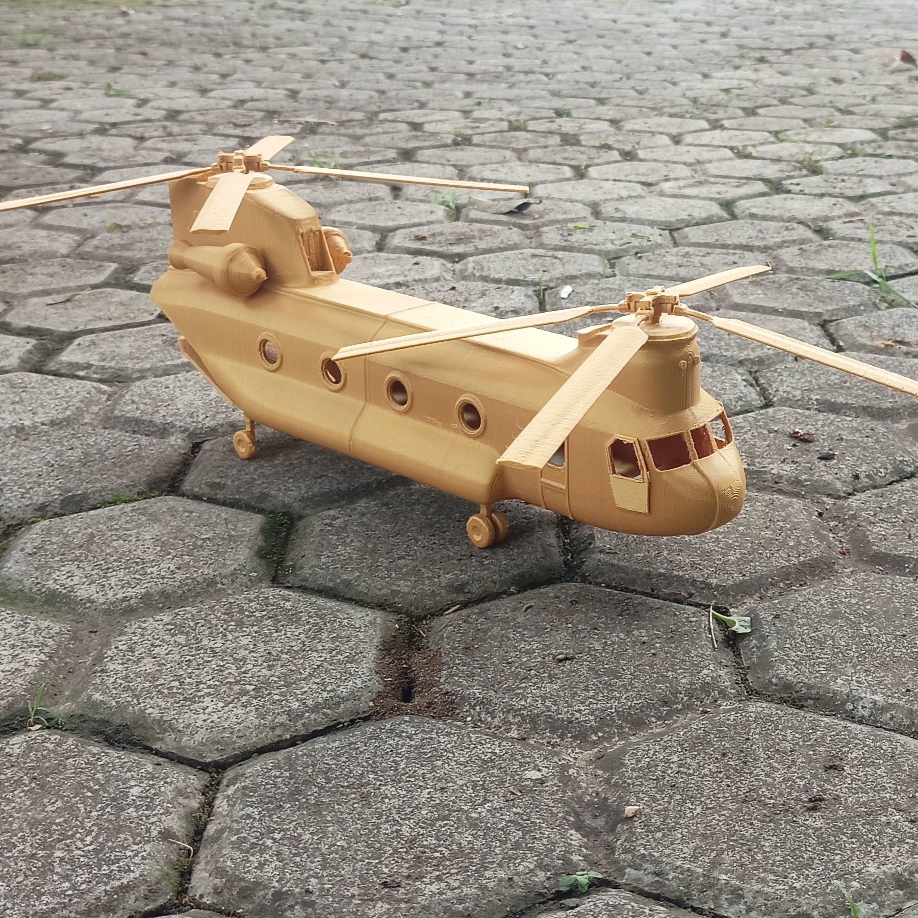 helicopter military cargo ch47 3D model 3D printable | CGTrader