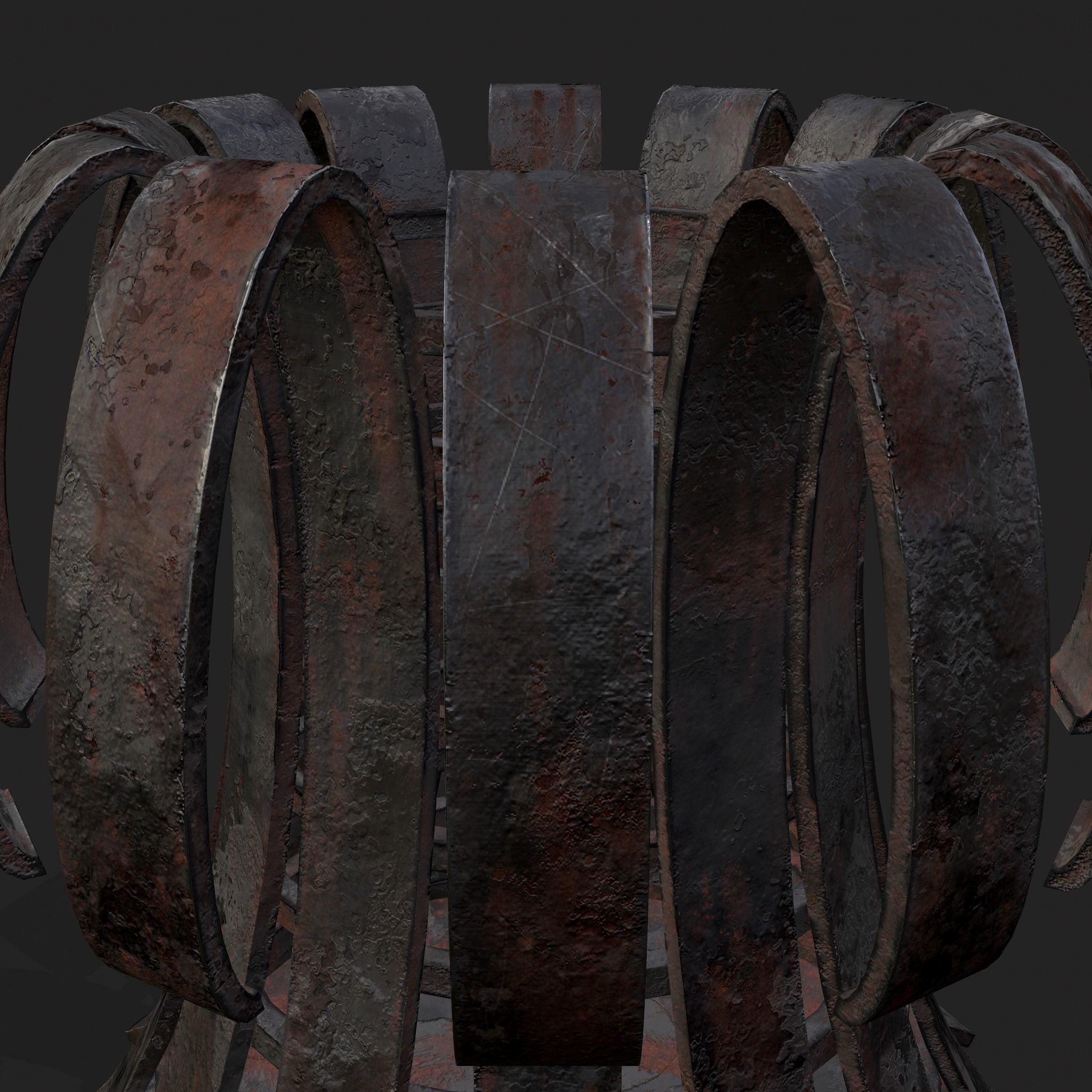 3D model Medieval Cauldron Fire Pit VR / AR / low-poly | CGTrader