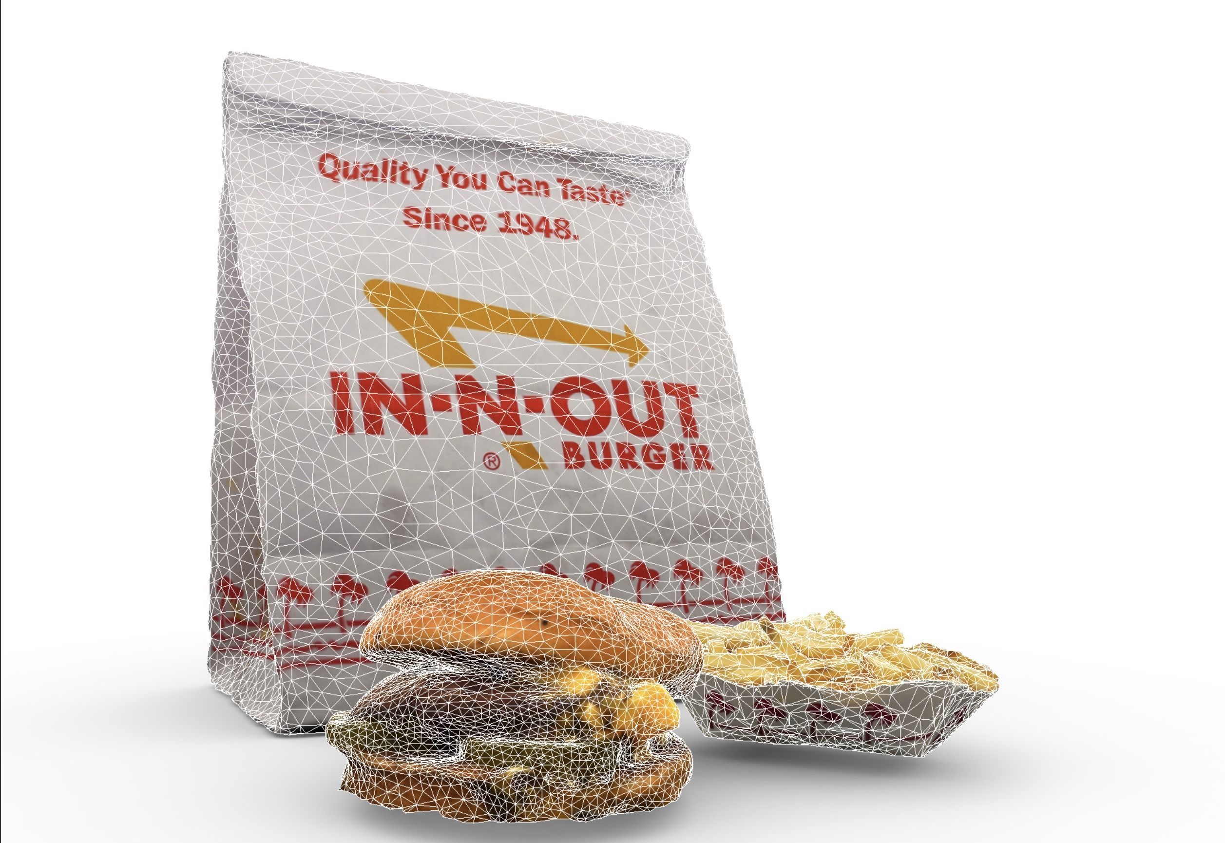 In-n-Out burger scan 3D model | CGTrader