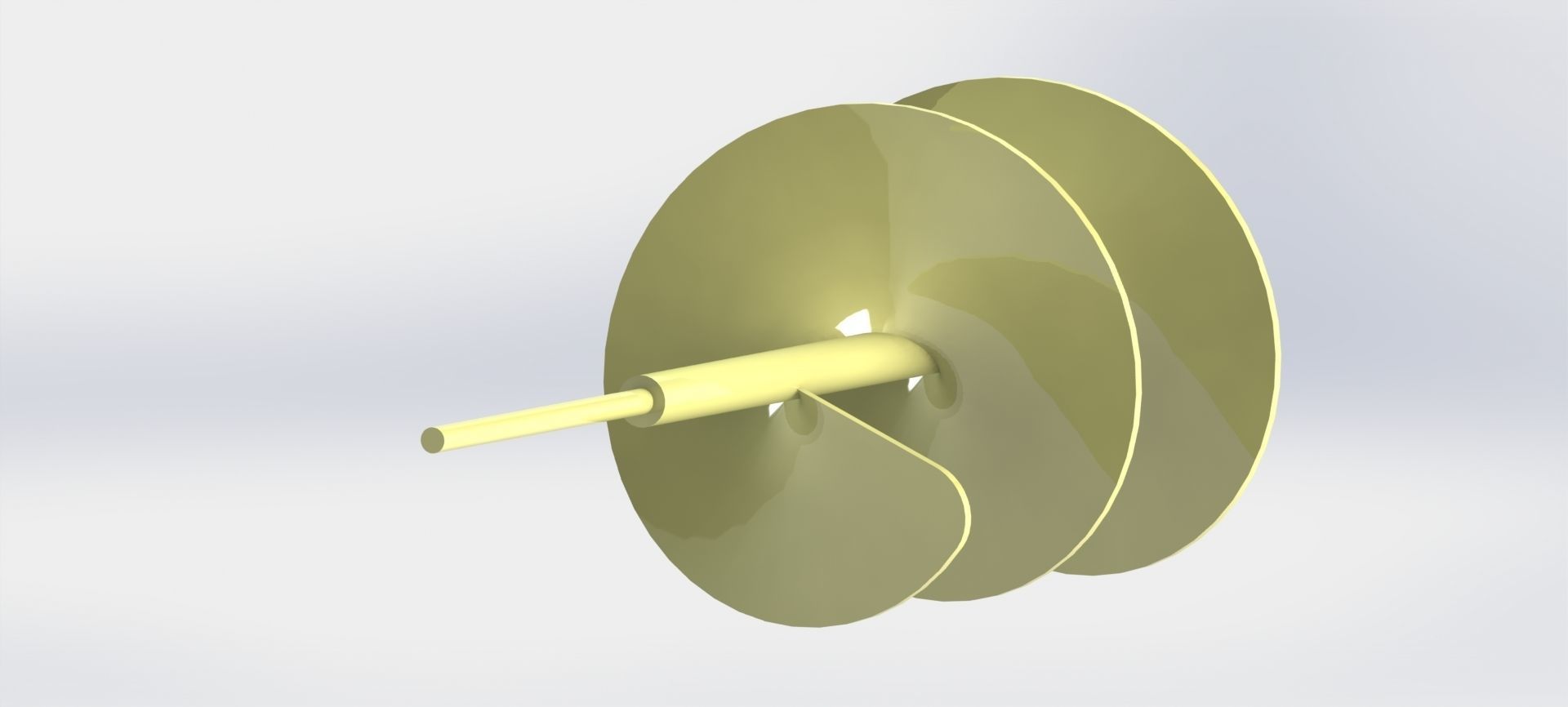 auger propeller 3D model | CGTrader
