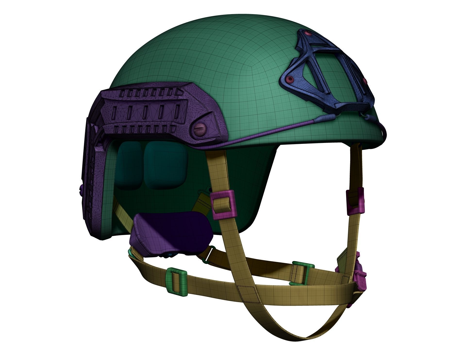 Ops Core Fast Ballistic Helmet - High Poly 3D model | CGTrader