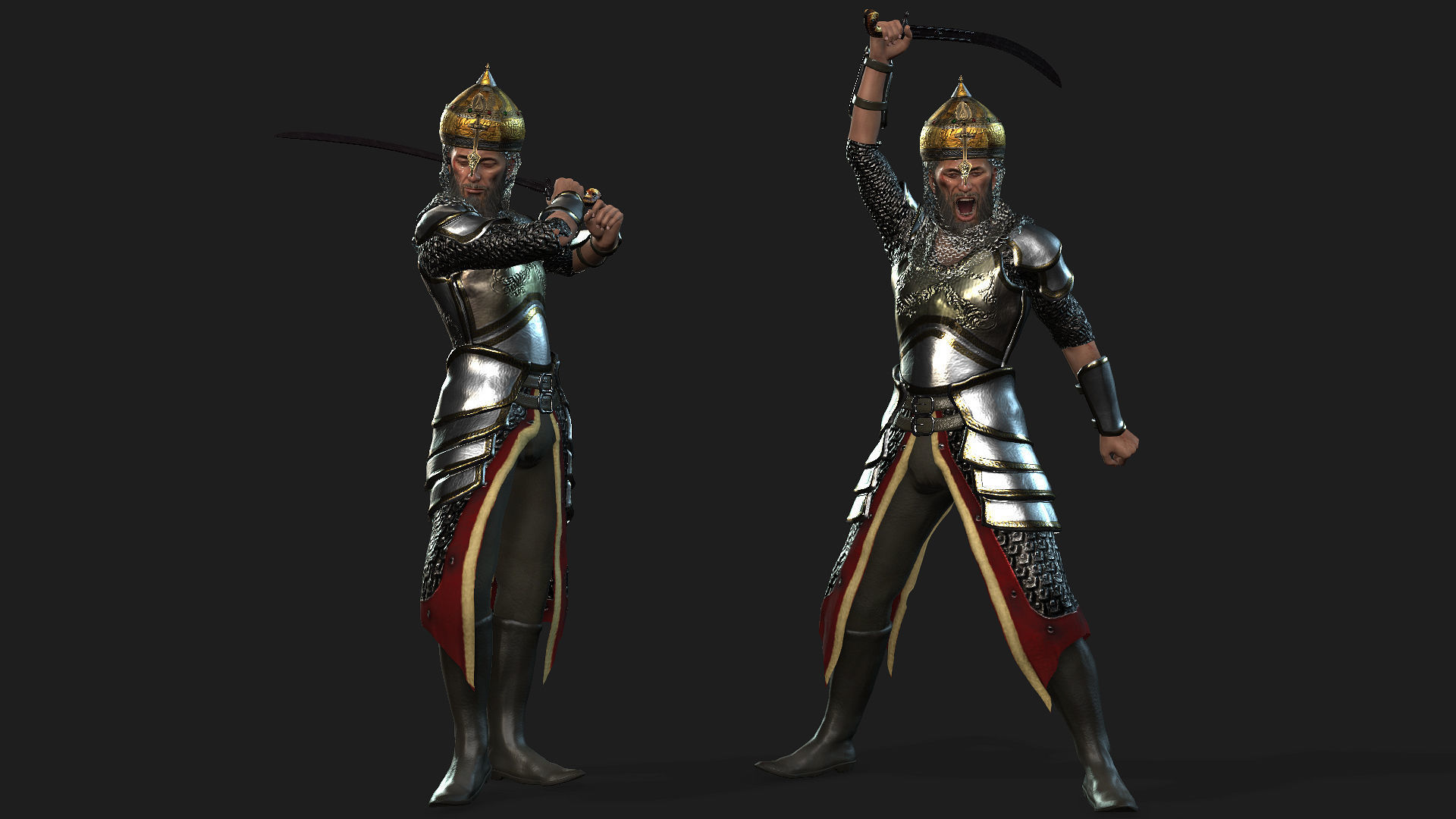 Salahuddin High quality character full Rigged and Animated 3D model ...