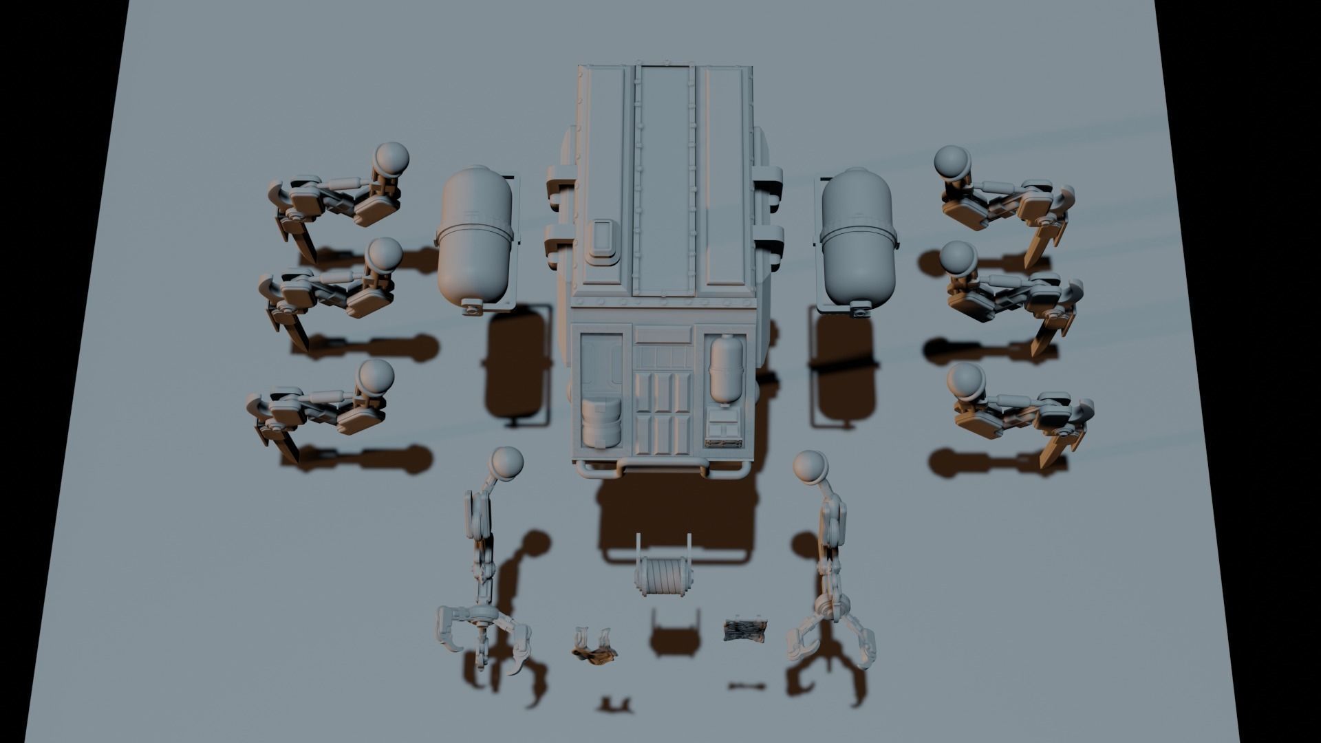 Swampwalker Mech 3D model 3D printable | CGTrader