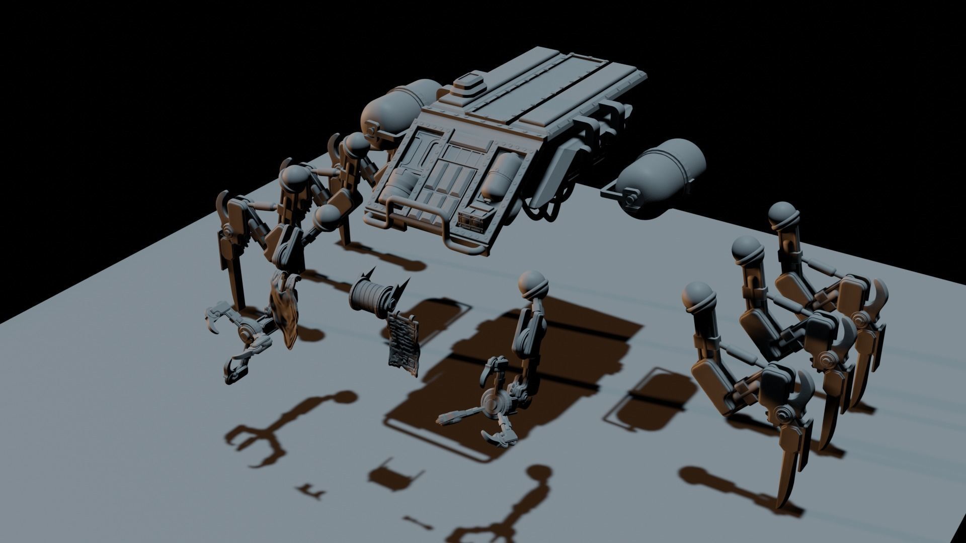 Swampwalker Mech 3D model 3D printable | CGTrader
