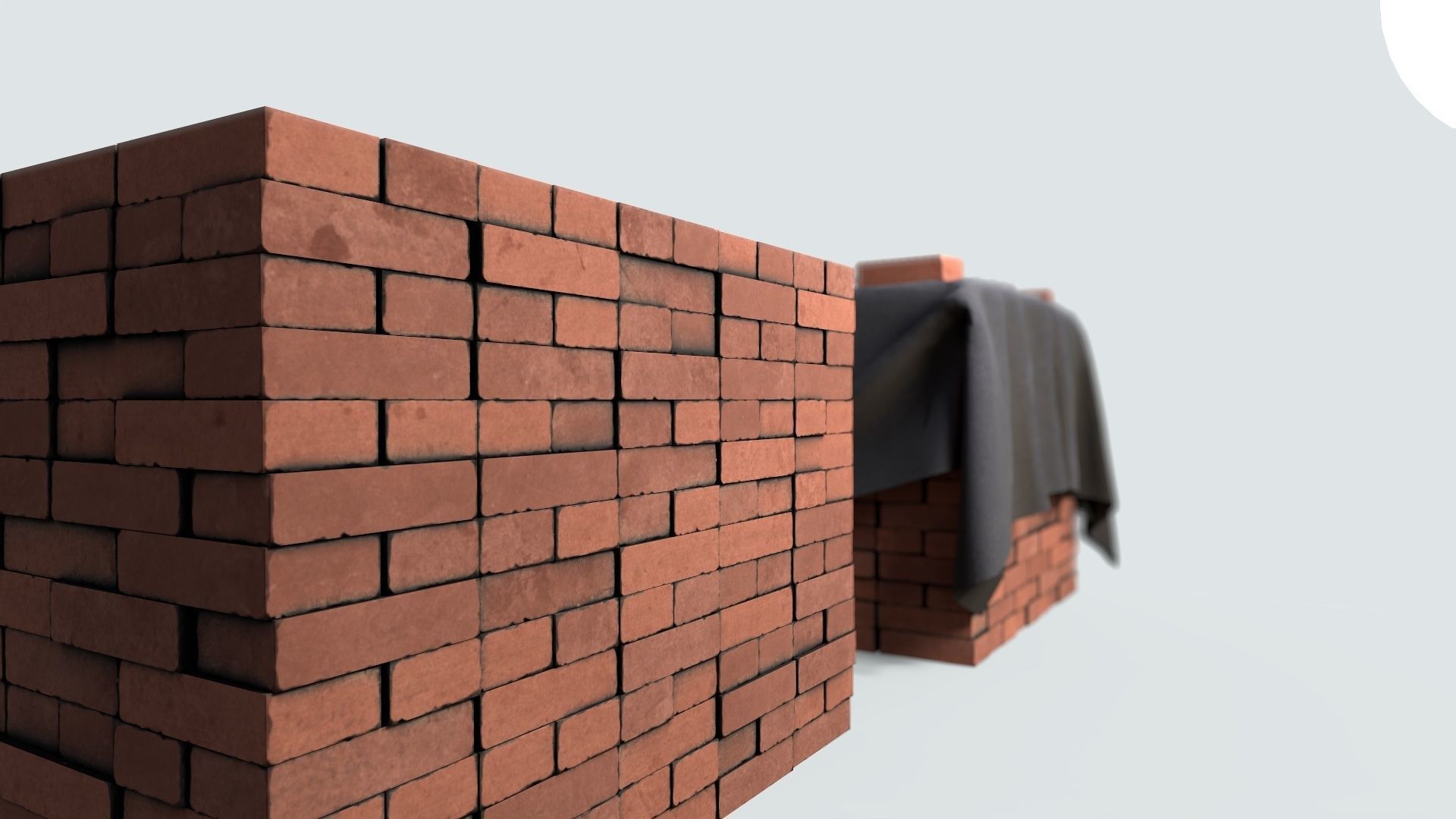 3D model Stack of bricks VR / AR / low-poly | CGTrader