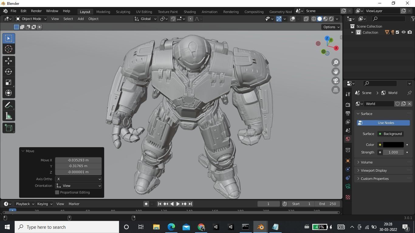 hulk buster 3D model 3D printable | CGTrader
