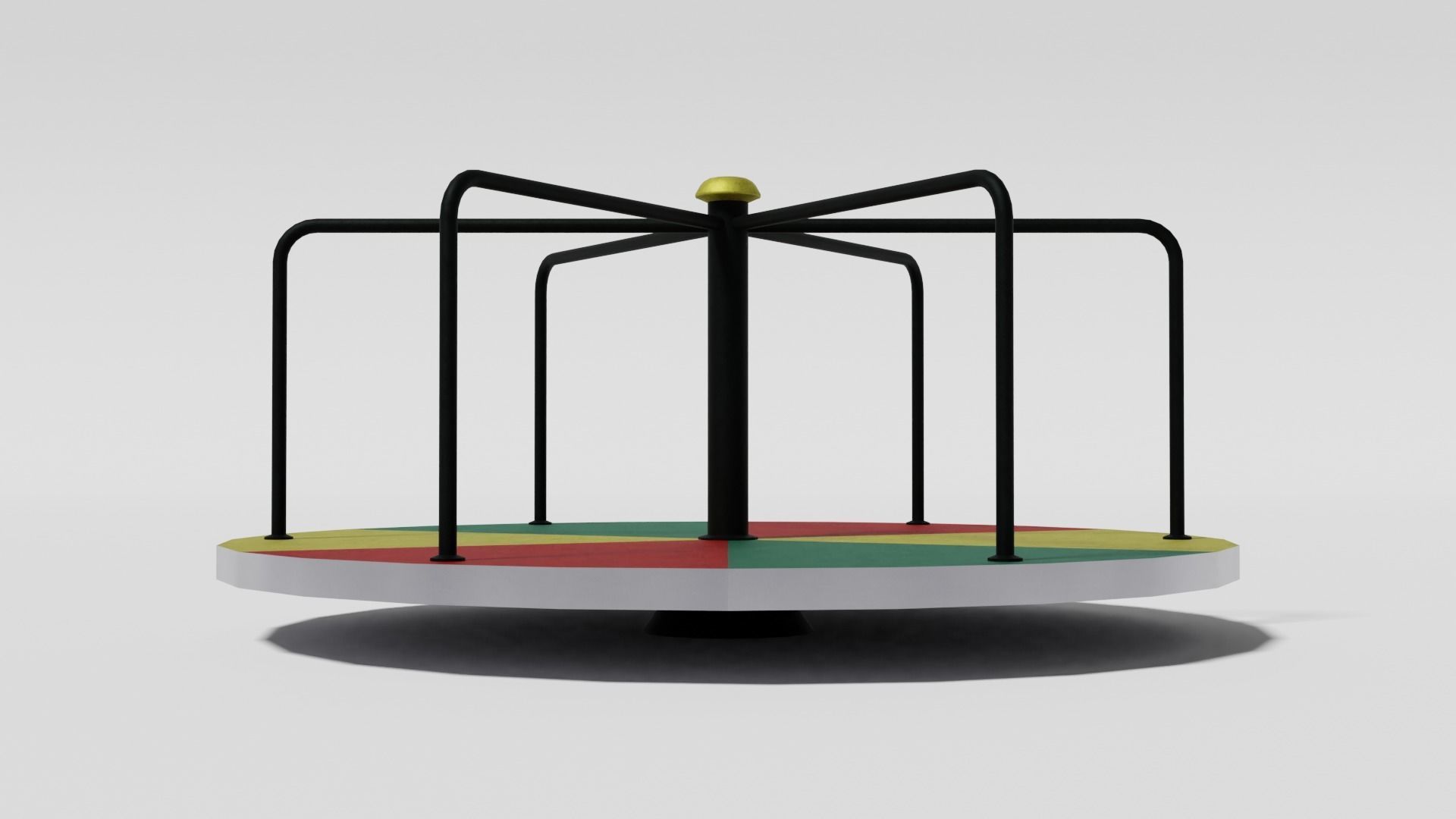 3D model Playground Merry-Go-Rounds VR / AR / low-poly | CGTrader