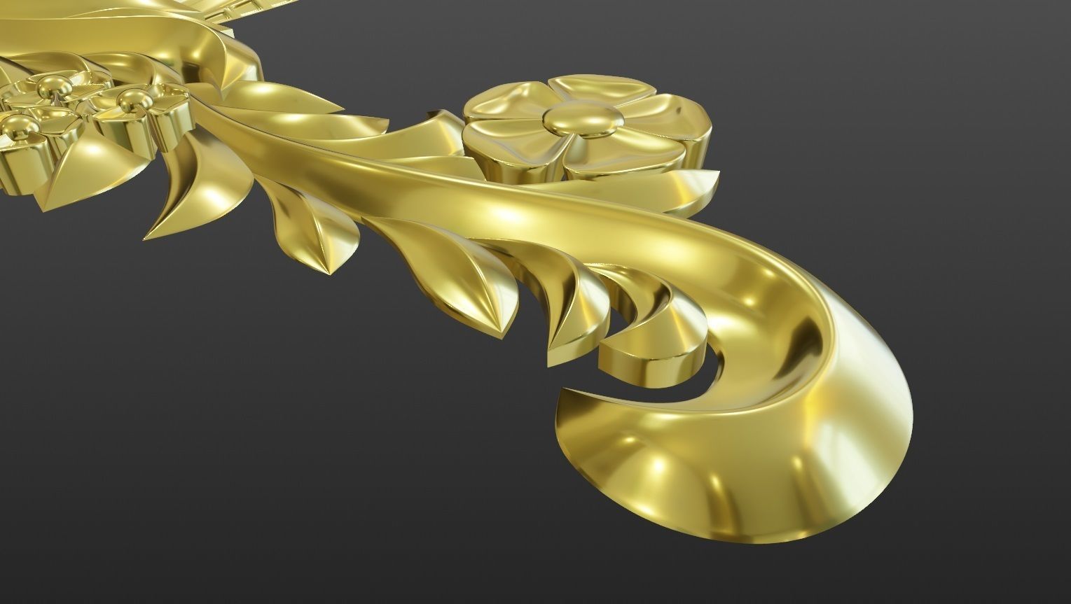 Corner Ornate 3D model 3D printable | CGTrader