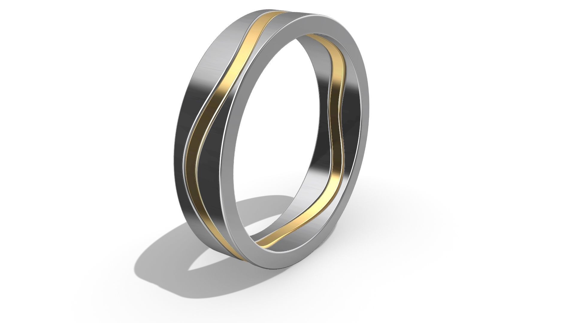 Wedding Rings Couple 3D model 3D printable | CGTrader